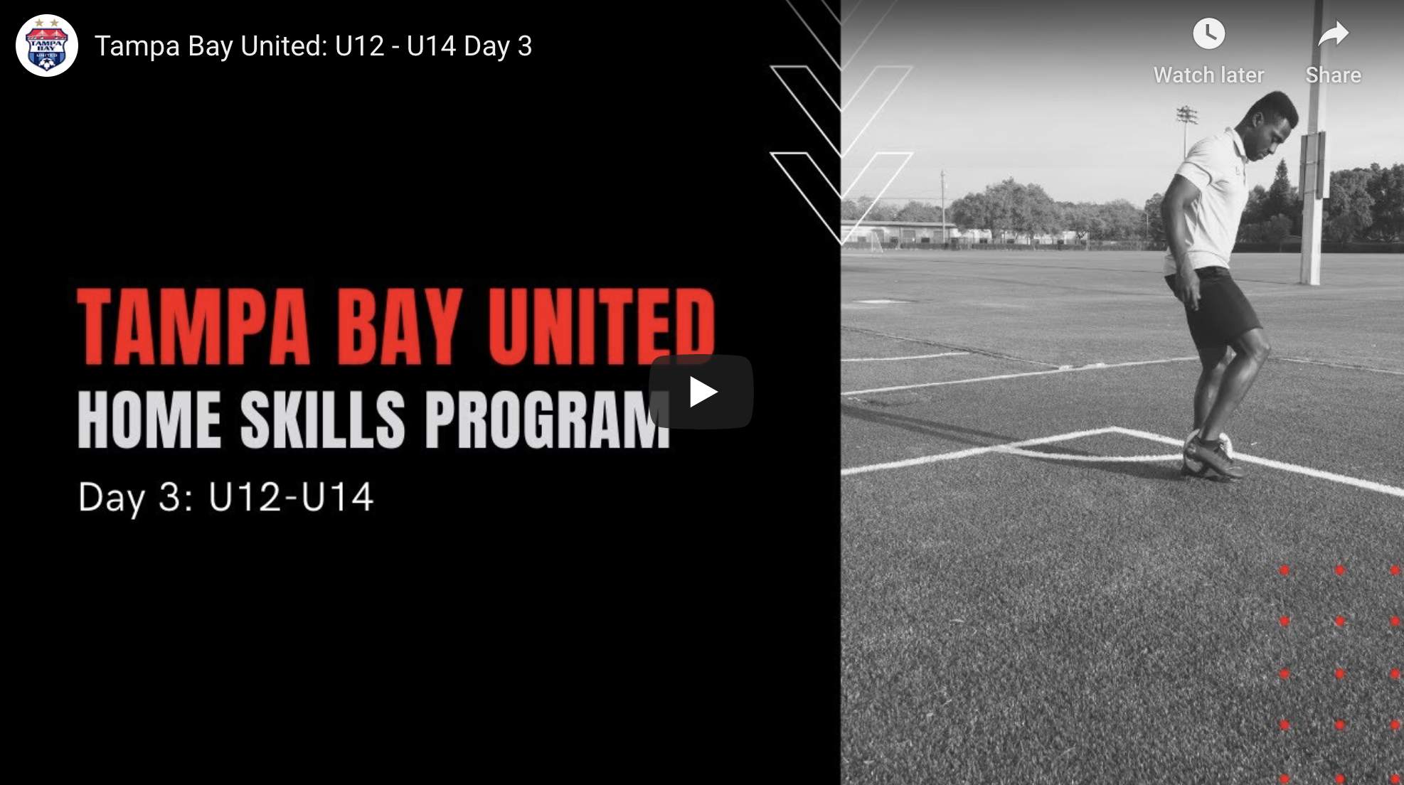 U12-U14: Individual Home Skills Program